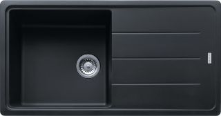 Gowan Home. Franke Basis Single Bowl Sink Reversible Fragranite Onyx