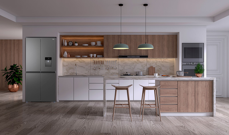 Gowan Home. TCL Free Standing 4 Door Fridge Freezer Water Dispenser ...